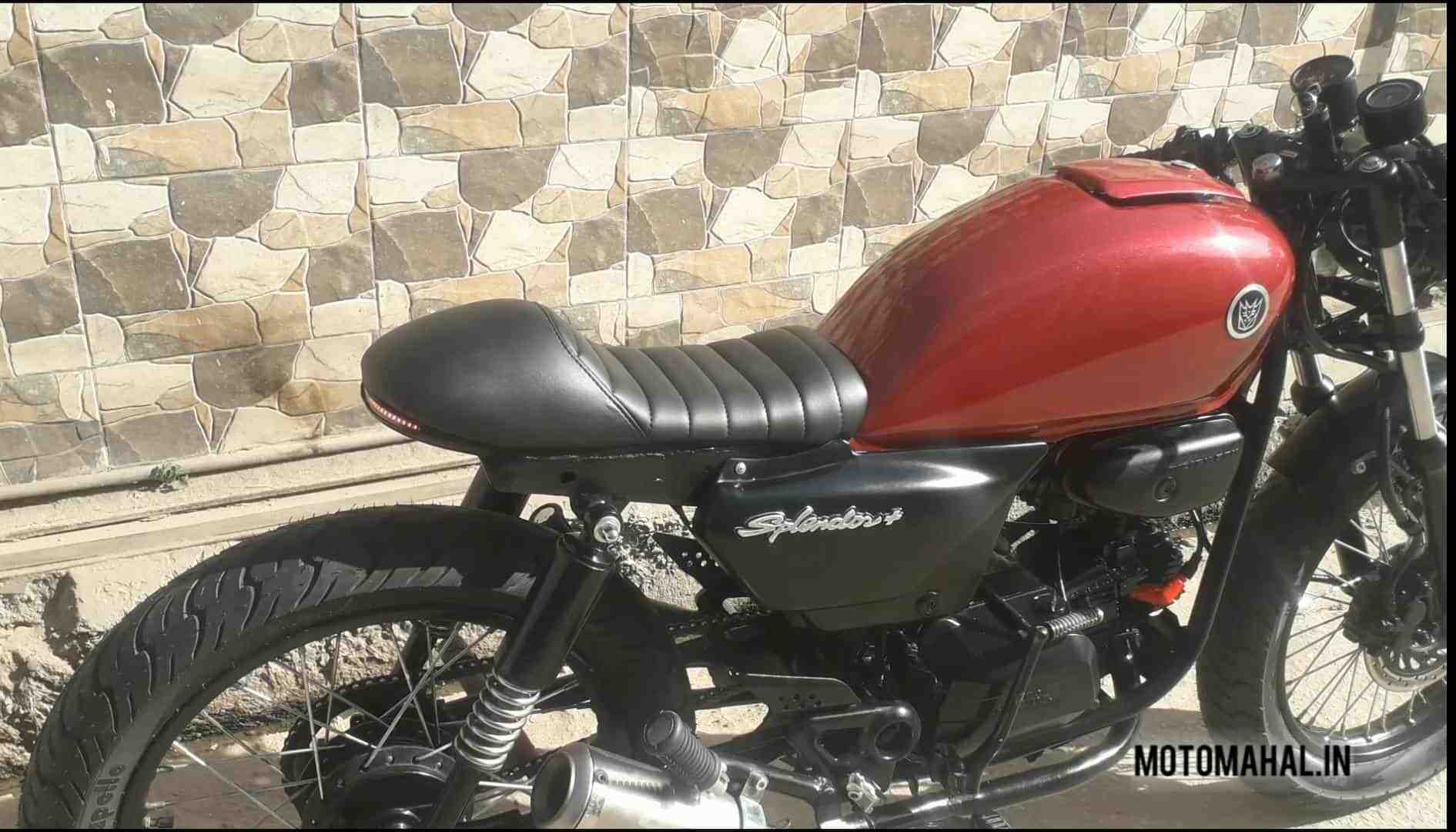 Hero Honda Splendor Modified Into CafeRacer By Avesh Customs ...