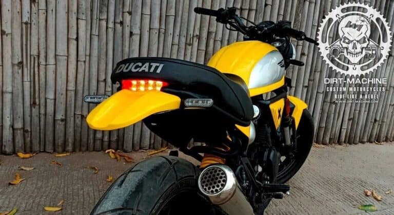 Hero Karizma Modified into Ducati Scrambler