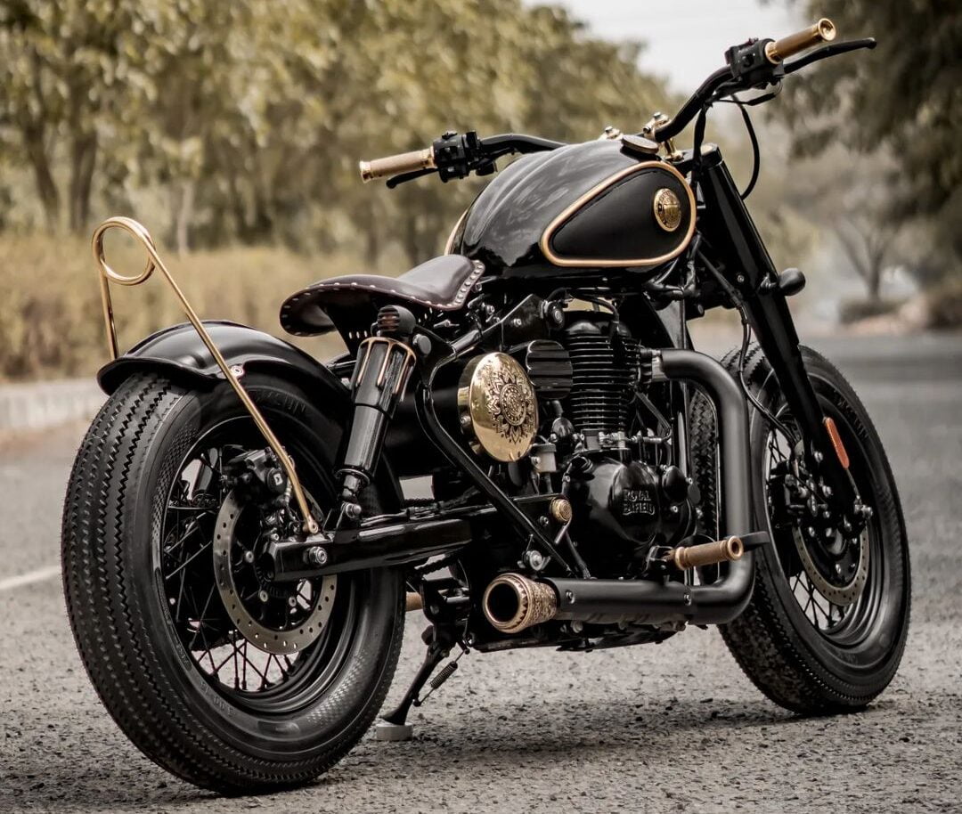 RE Classic 350 Modified into Bobber by Neev Motorcycles