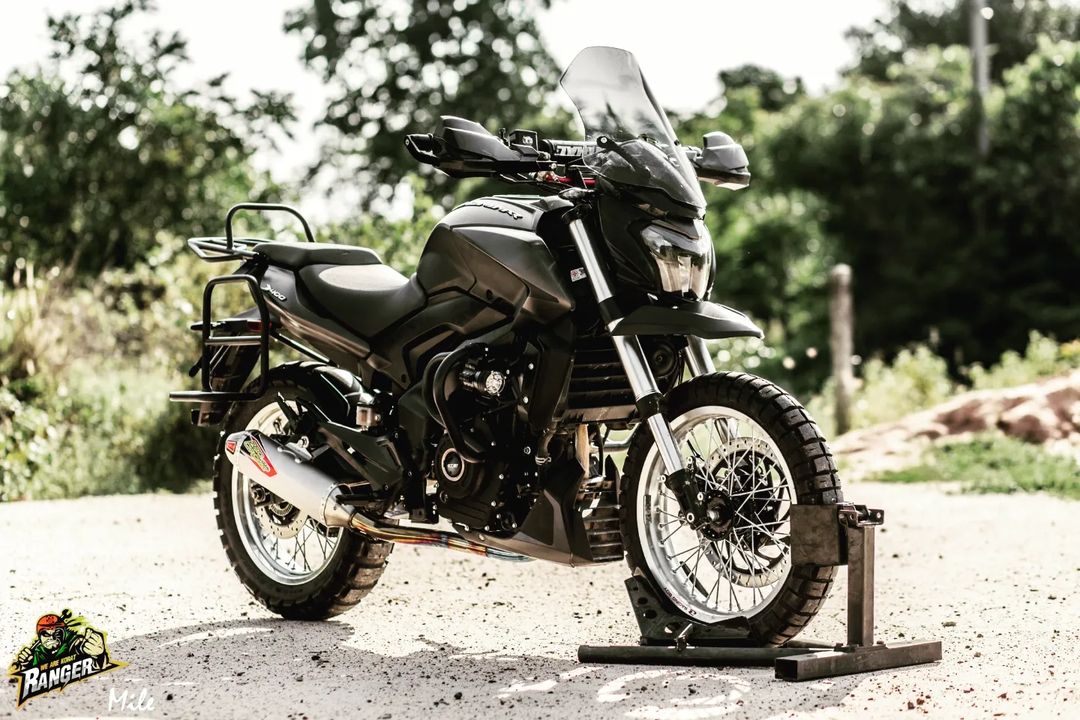 Modified Bajaj Dominar 400 into a Scrambler Style